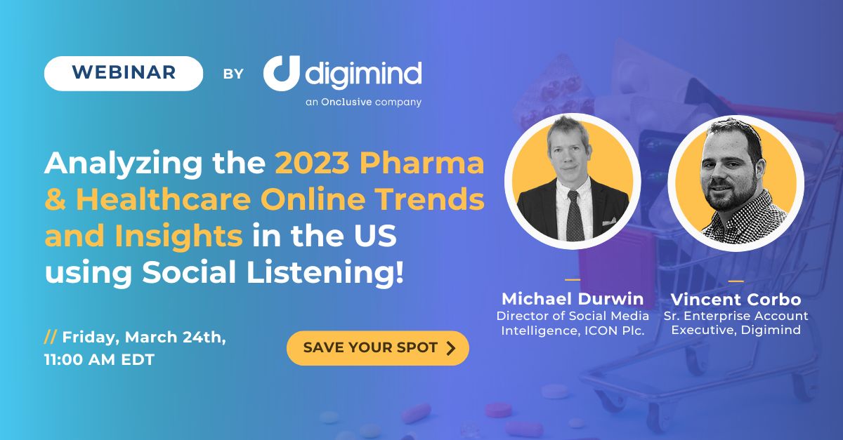 Digimind Webinar | Analyzing the US Pharma Industry with Social Listening